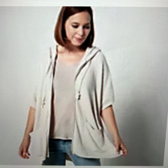 Barefoot Dreams | Sweaters | Barefoot Dreams Cozychic Ultra Lite Ribbed Zip Up Poncho | Poshmark